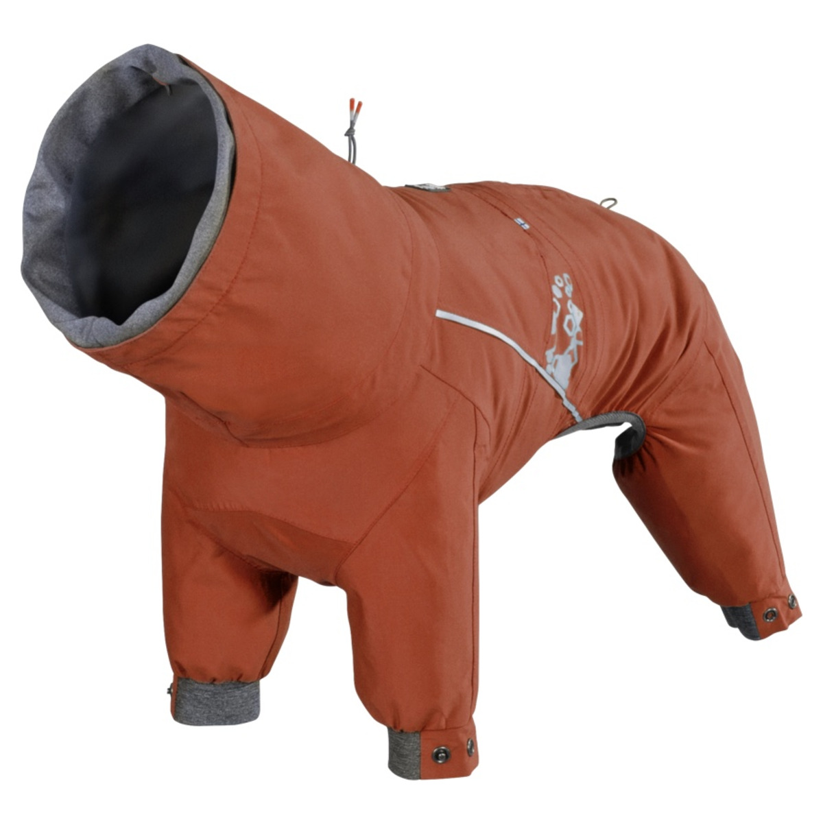 Hurtta Mudventure ECO Regenoverall cinnamon | Nachhaltig & Wasserdicht
